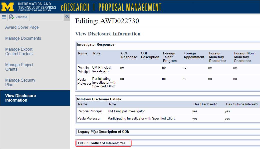 Version 7.0 / U-M Information and Technology Services