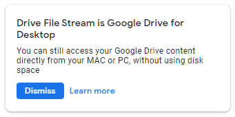 Google Drive File Stream is now Google Drive for desktop / U-M ...