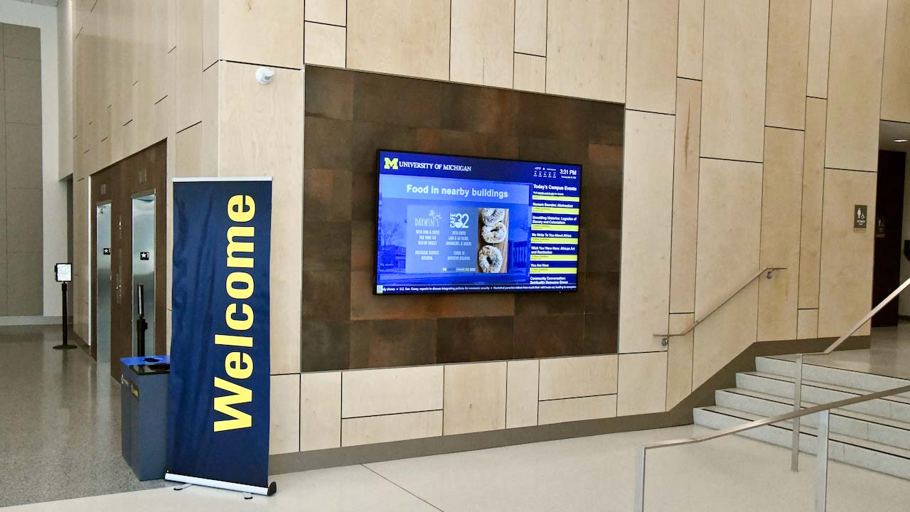 Digital Signage Tiered Solutions: Details, Cost, & Support | U-M ...